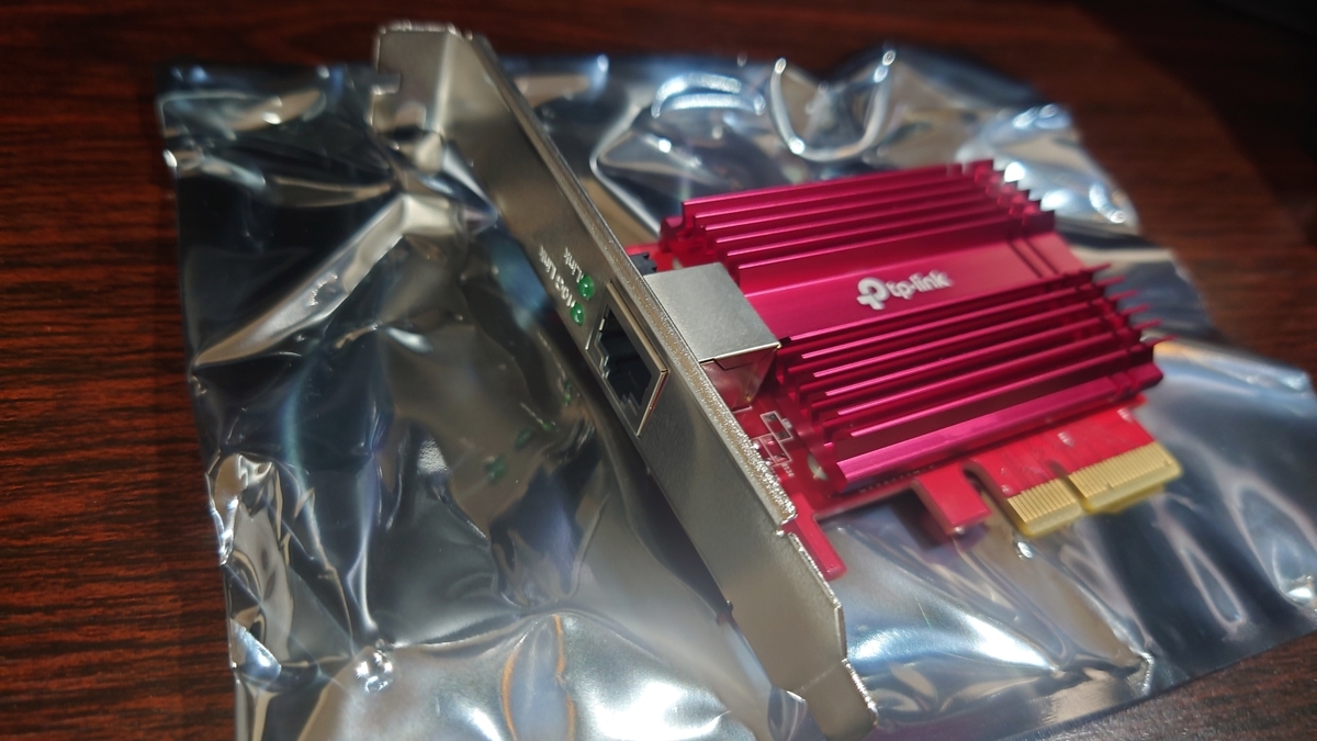 1Gbpsの壁を突破したい tp-link TX401 10GbpsNetworkAdapter導入 - Luceys laboratory ...