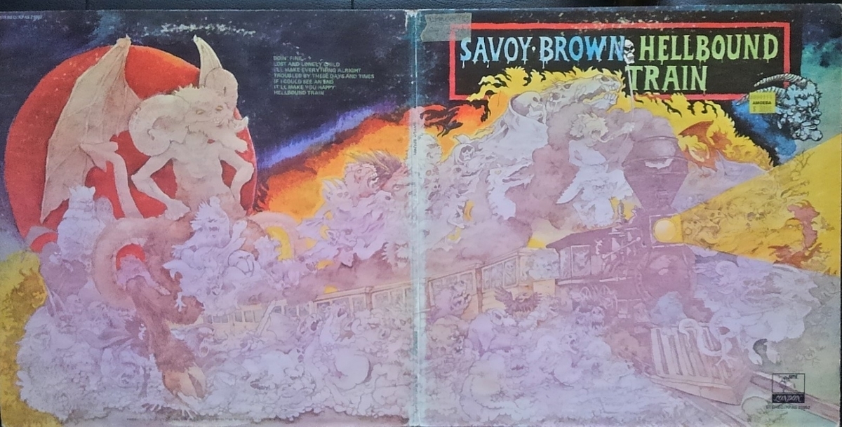 この人の、この1枚『サヴォイ・ブラウン(Savoy brown)／地獄行き列車(Hellbound Train)』 - Flying Skynyrdのブログ