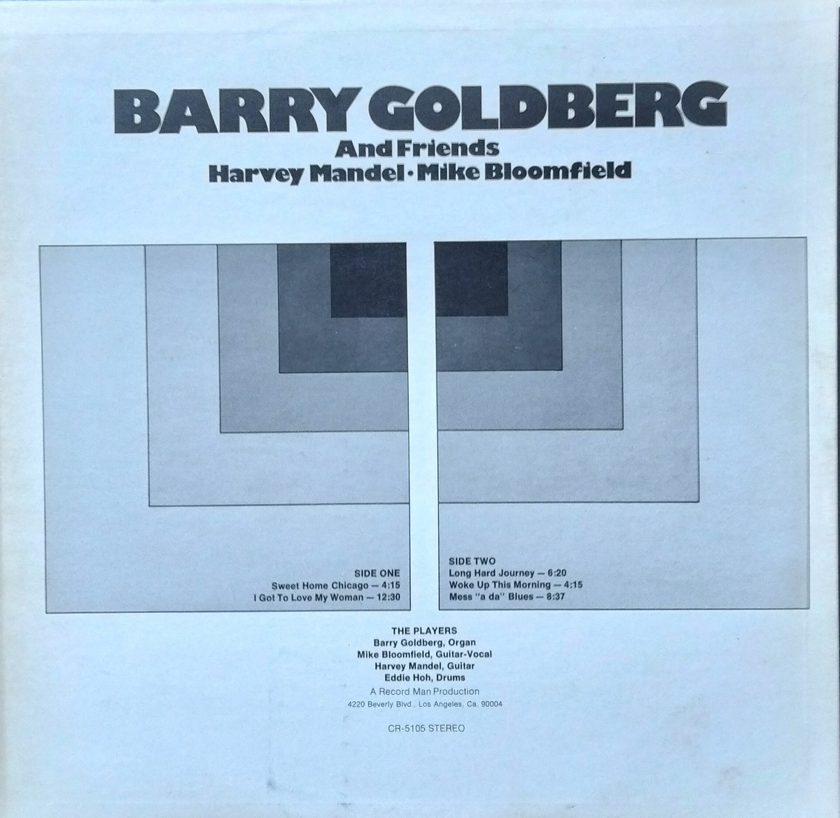 この人の、この1枚『Barry Goldberg And Friends』 - Flying Skynyrdのブログ