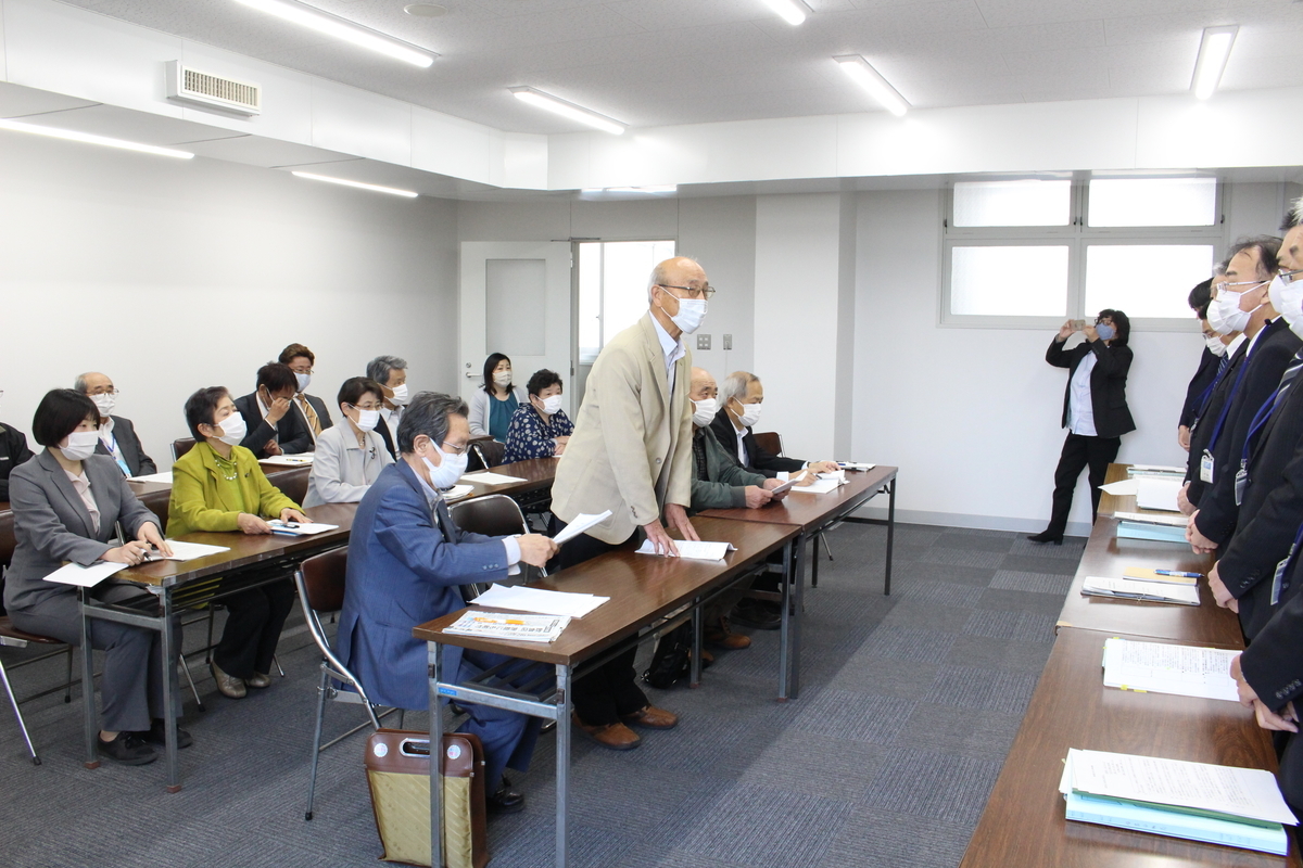 28日、福商連がコロナ対策で県に要望。 - 宮本しづえのかけ歩き