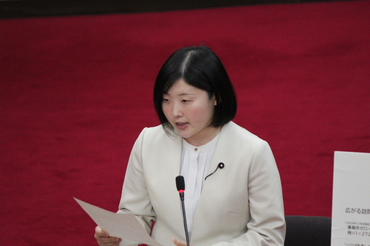 17日、大橋議員が総括質問で再びエネ基計画で知事の見解を質す。 - 宮本しづえのかけ歩き