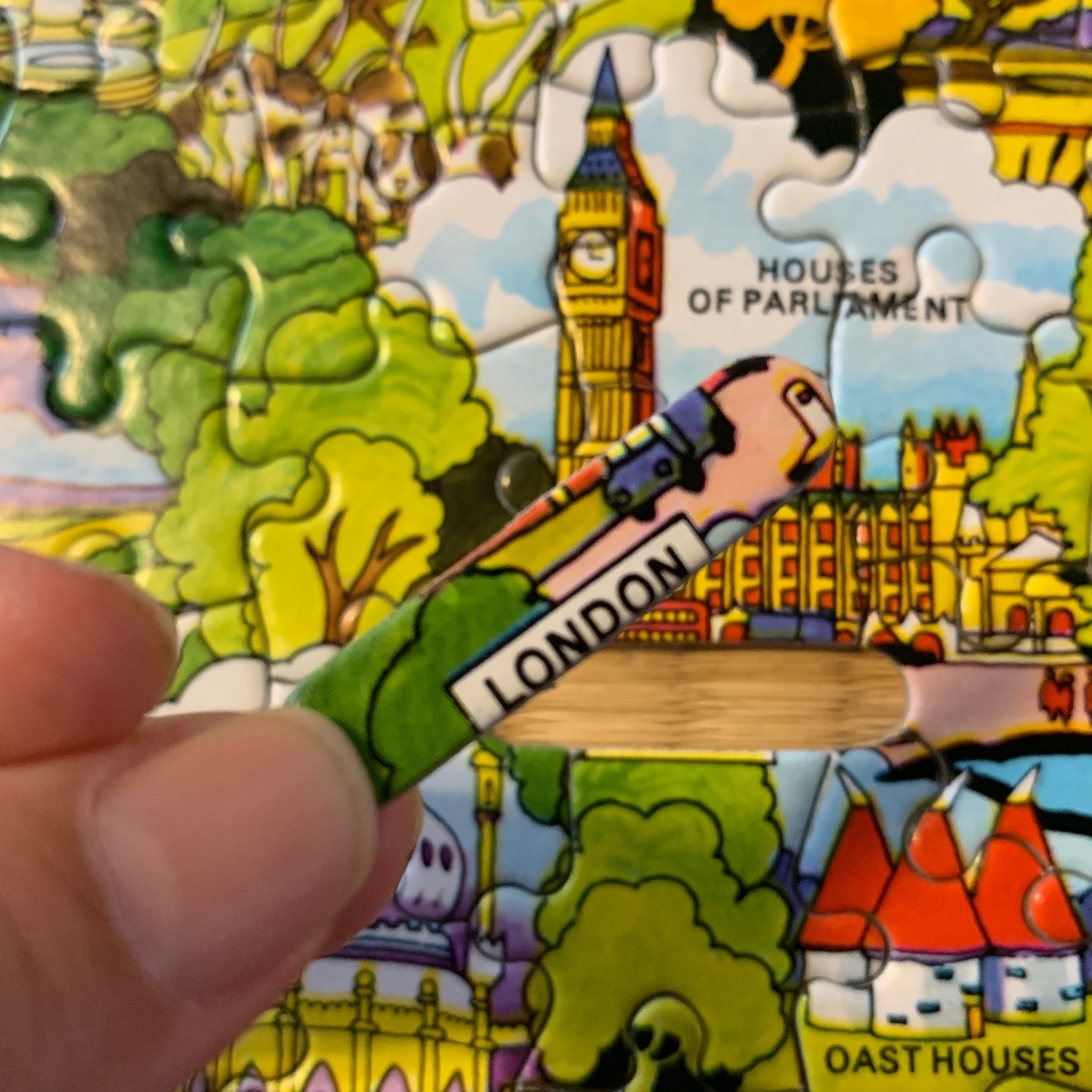 WaddingtonsのShaped JIG-MAP、グレートブリテン島が地理も学べるジグソーパズルになってるよ。 - なる子とマーナル☆