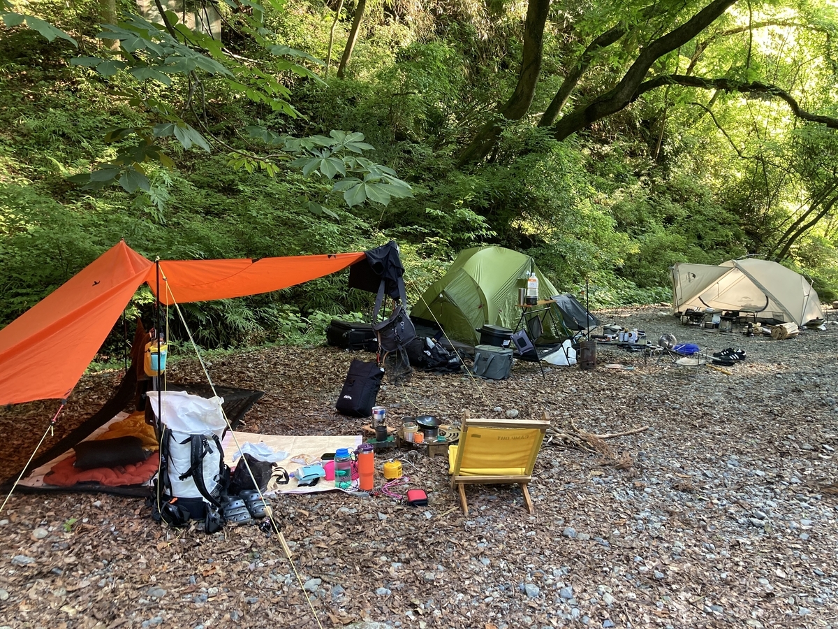 夏の清流 釣りキャンプにGO ! - 天幕日記