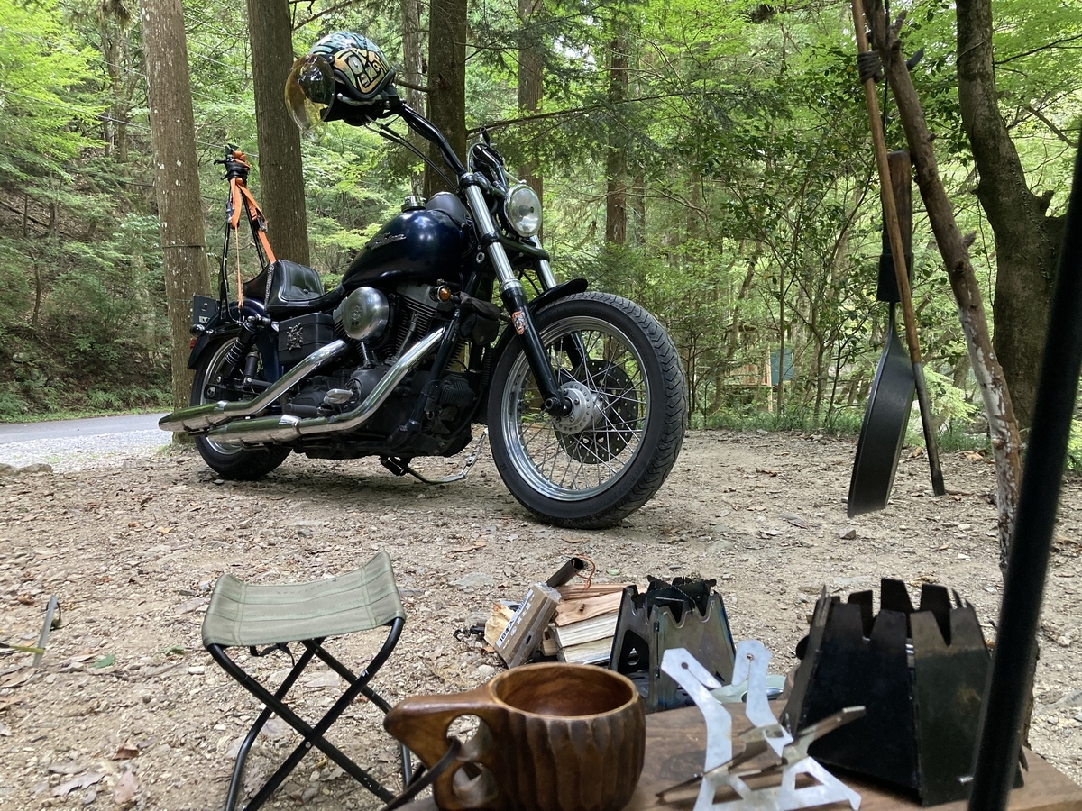 久しぶりにバイクをめでるテント泊 - 天幕日記