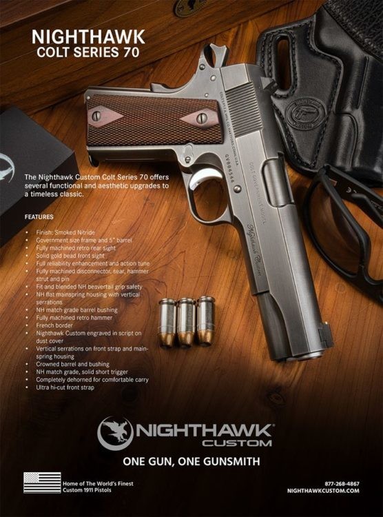Nighthawk Customの新製品Colt Series 70 - 火薬と鋼