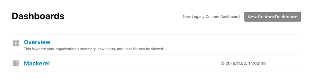 Using Custom Dashboards - Mackerel Docs