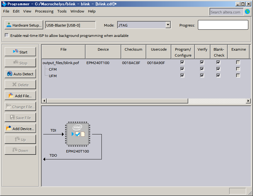 Quartus Prime で FPGA/PLD に書き込むまでの流れ - スクラッチ＆スクラップ
