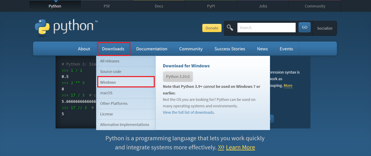 Python3.10+OpenCV4インストール(Win10(64bit)) - こつこつエンジニア