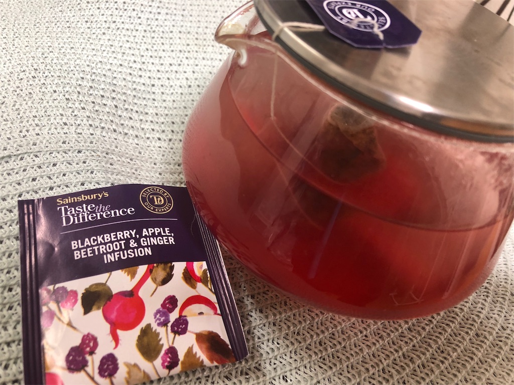 Sainsbury's Blackberry, Apple, Beetroot & Ginger Infusion Tea Bags - # ...