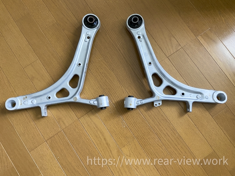 2回目のFロアアーム交換【BP5レガシィ】 - 後方視界良好☆