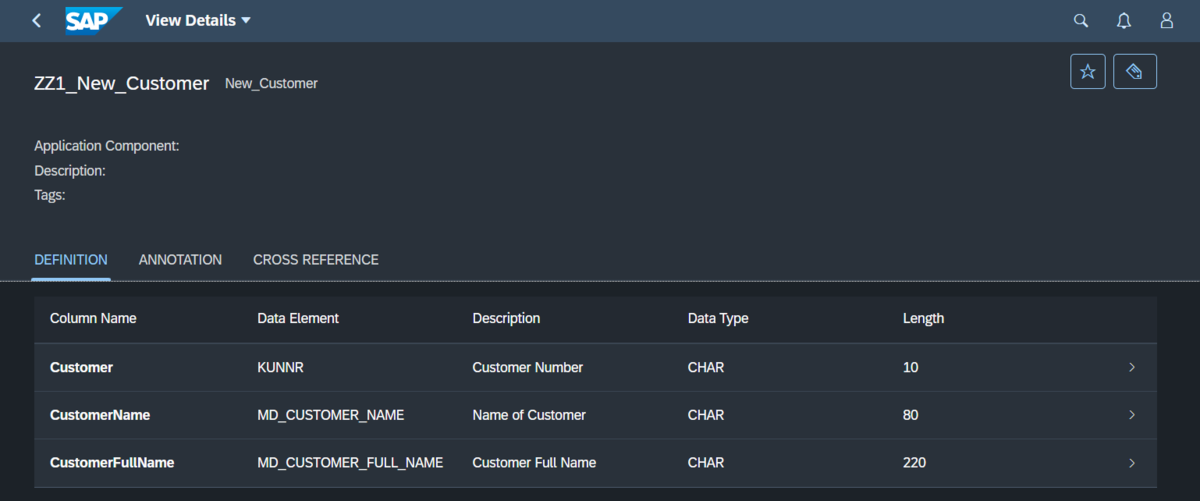 Custom CDS Viewを作成する - SAPのすみっこ