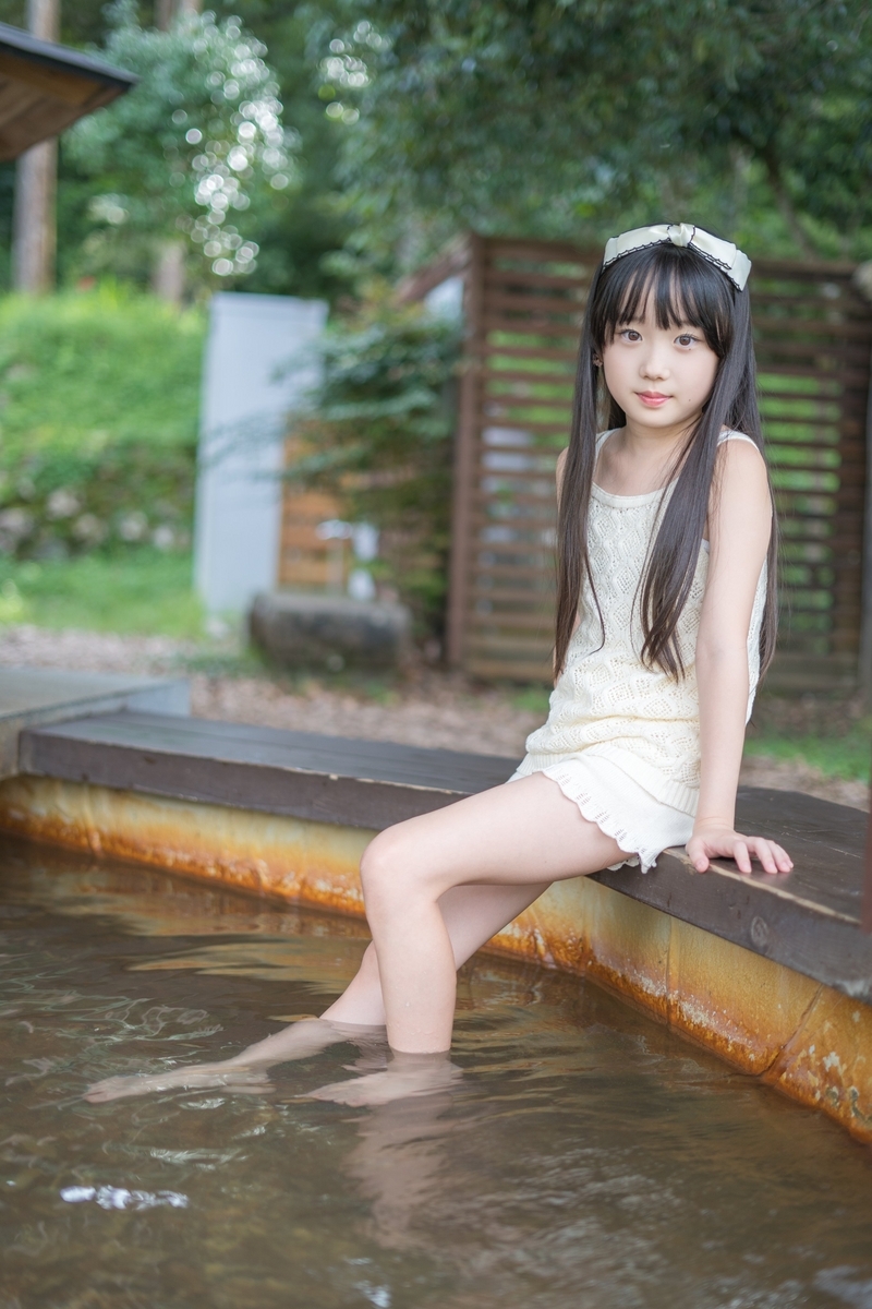 さらちゃん＠猪八重温泉足湯 - ゆめのある子応援日記