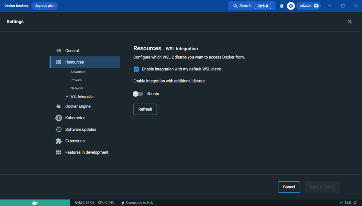 Docker Desktop で Windowsとファイル共有(File Sharing) して任意のフォルダをマウントする。 - 新米 ...
