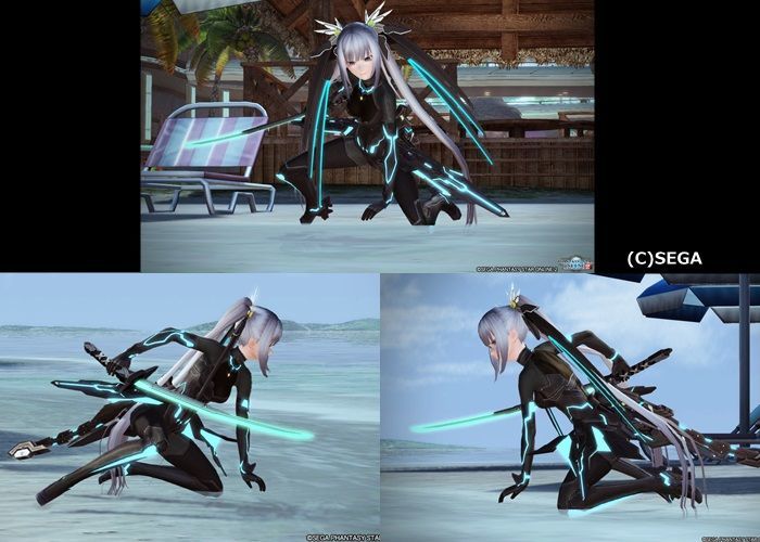 【PSO2】装備武器が反映されるロビーアクションまとめ - まかぽっぽ。