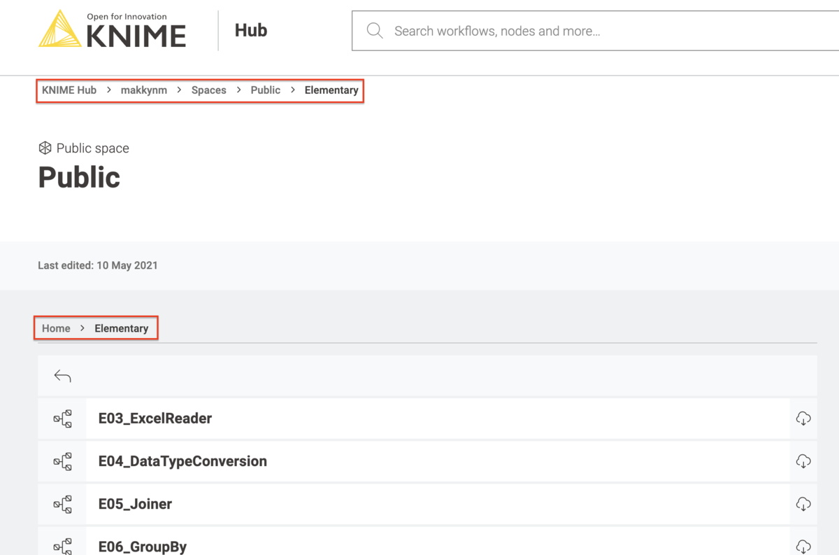 KNIME - KNIME版GitHub!? KNIME Hubとは？ - 機能・使い方を解説 - デジタル推進課