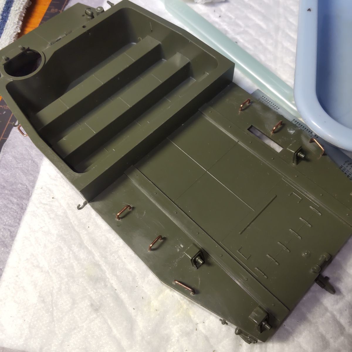 グレンコモデル 1/32 BTR-50 水陸両用兵員輸送車 制作 10 - 日々常々悪戦苦闘 本に模型にゲームにいろいろと