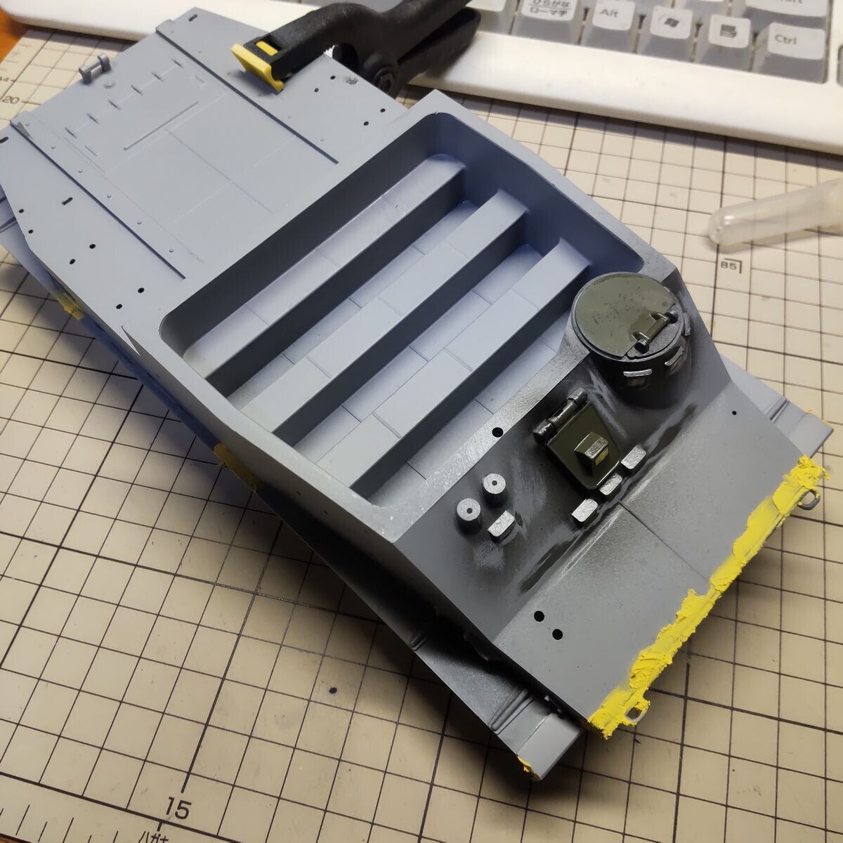 グレンコモデル 1/32 BTR-50 水陸両用兵員輸送車 制作 23 - 日々常々悪戦苦闘 本に模型にゲームにいろいろと