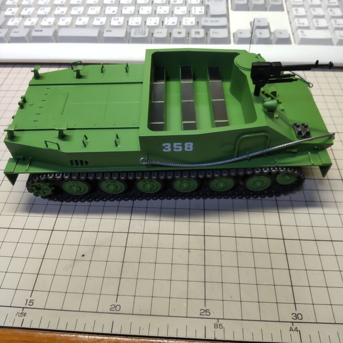 グレンコモデル 1/32 BTR-50 水陸両用兵員輸送車 制作 28 - 日々常々悪戦苦闘 本に模型にゲームにいろいろと