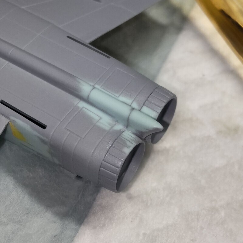 LS 1/144 MIG-25 FOXBAT 制作 4 整形完了 - 日々常々悪戦苦闘 本に模型にゲームにいろいろと