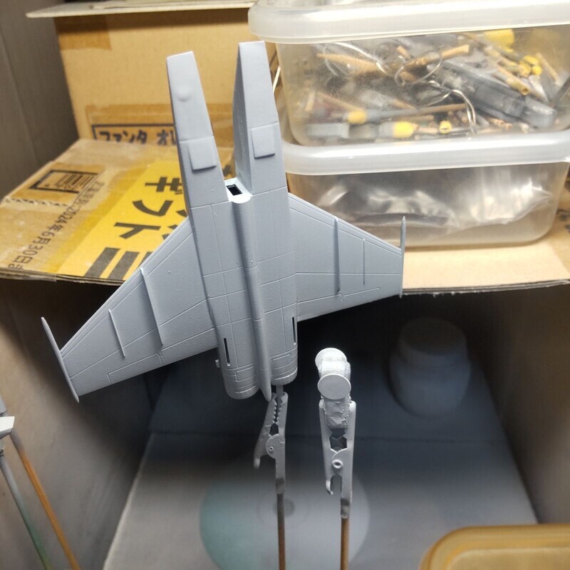 LS 1/144 MIG-25 FOXBAT 制作 4 整形完了 - 日々常々悪戦苦闘 本に模型にゲームにいろいろと