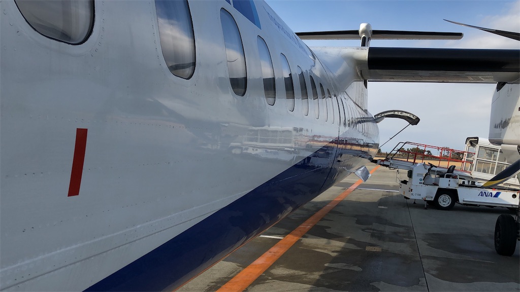 ANA プロペラ機 搭乗記 Q84 - m's 旅行記