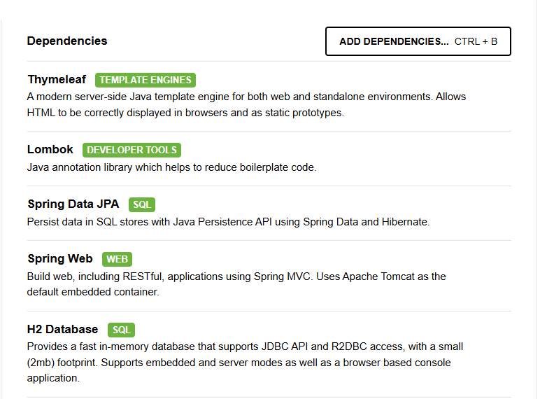 Spring Boot + Thymeleafで画面のあるWebアプリケーションを開発する - まめログ