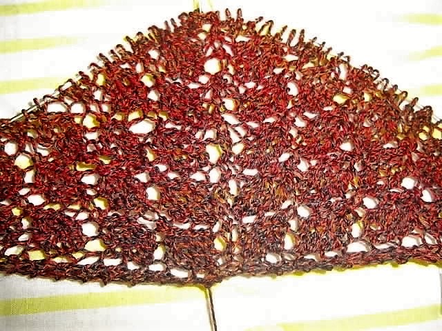 Swallowtail Lace Shawlを編む！その2 - これからの時間