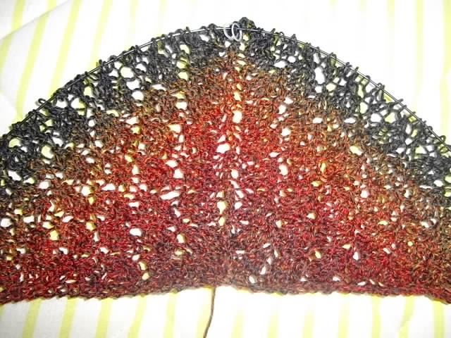 Swallowtail Lace Shawlを編む！その2 - これからの時間