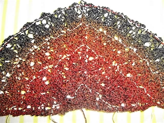 Swallowtail Lace Shawlを編む！その3 - これからの時間