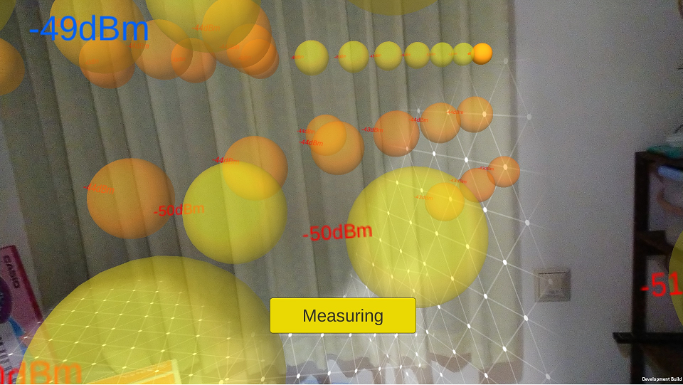 UNITY+ARCoreでWIFI可視化 - manahiyoの気まぐれ