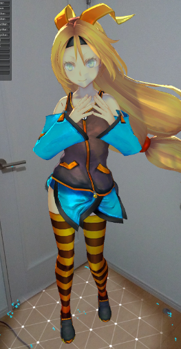 UNITY-CHANをARで表示してみた - manahiyoの気まぐれ