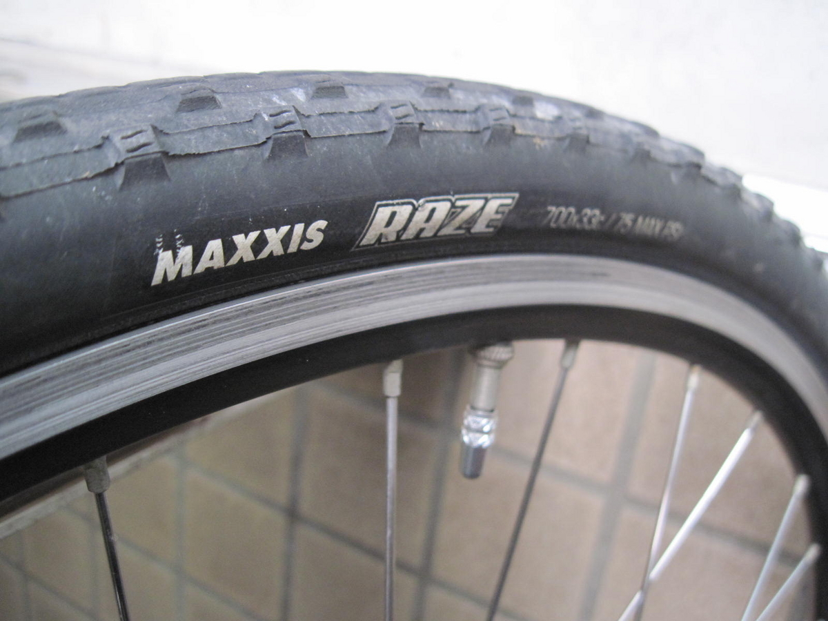 自転車 そのタイヤいつまでもつでしょうか？MAXXIS RAZE 700×33c - mandai567’s diary