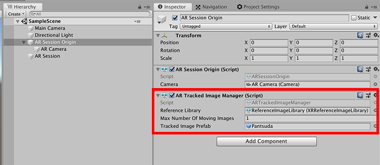 【Unity】AR FoundationでImage Tracking(マーカー認識)をする - めーぷるのおもちゃばこ