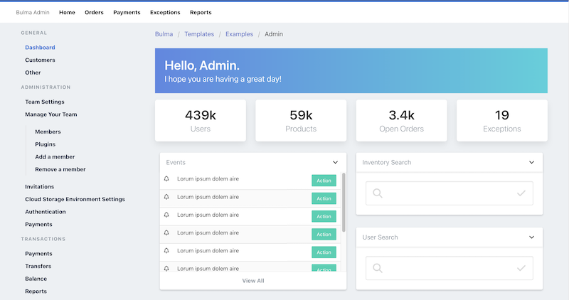 Nuxt3 で Bulma の Admin Template を表示するまで - わたねこコーリング