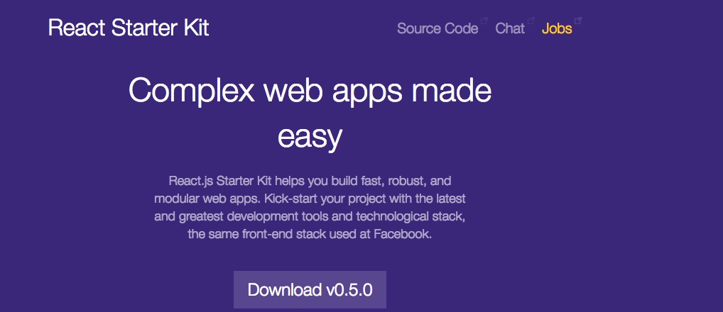 ReactとExpressとGraphQLの開発環境をつくるなら「React Starter Kit」が最強 - masalibの日記
