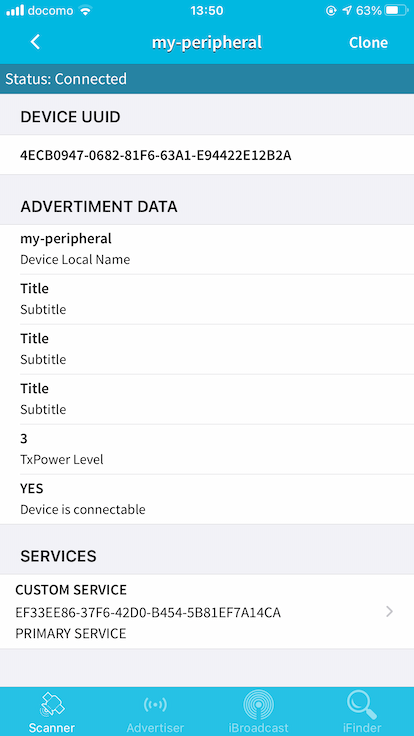BLEを使ってiosとm5stack間で通信する - masaichi blog