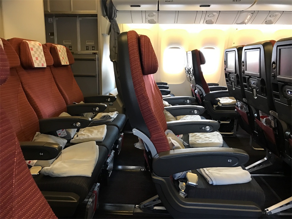 2017/4 JL712 シンガポール＞成田 Y - Masaxuo flight diary