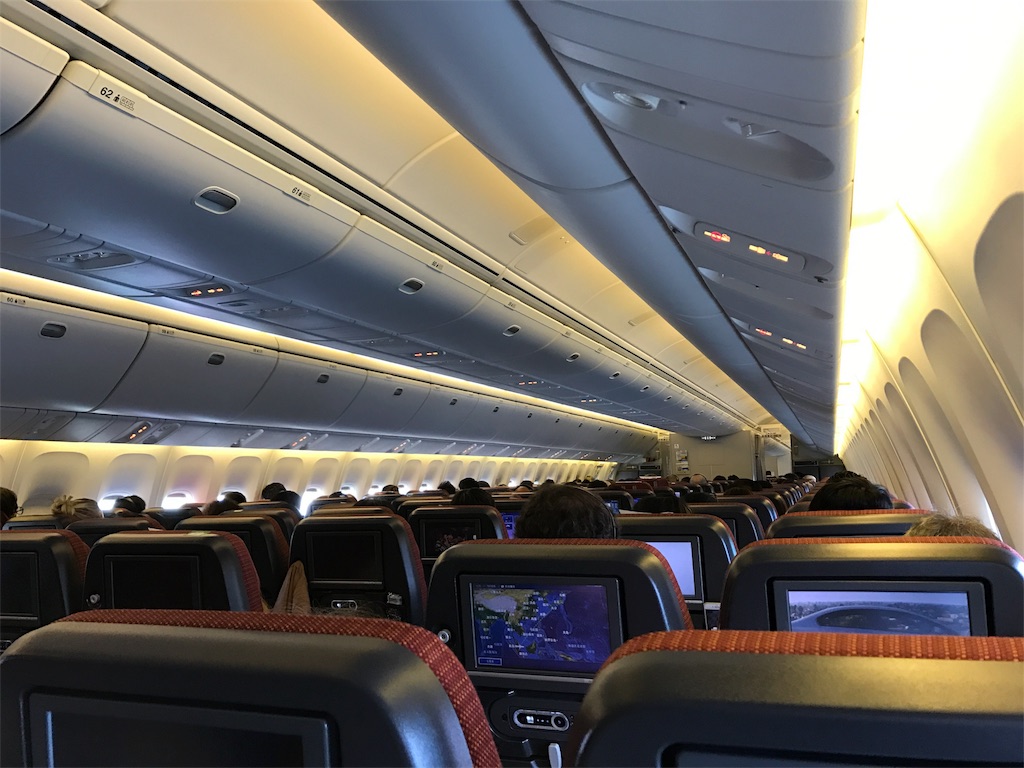 2017/4 JL712 シンガポール＞成田 Y - Masaxuo flight diary