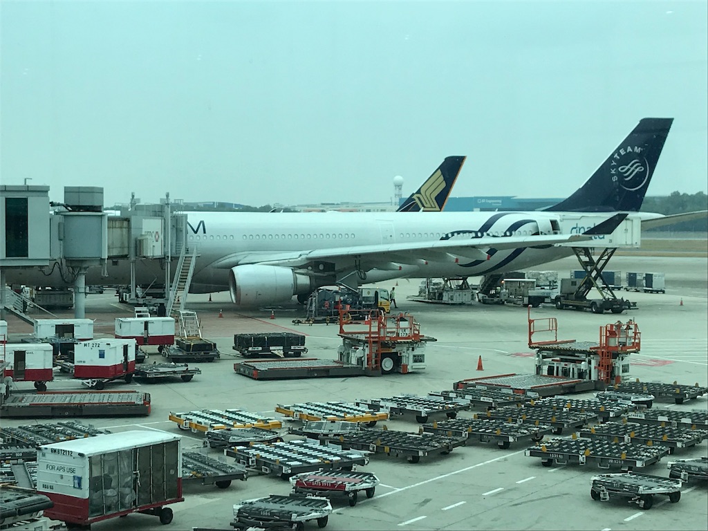 2019/9 CI754 SIN→TPE Y - Masaxuo flight diary