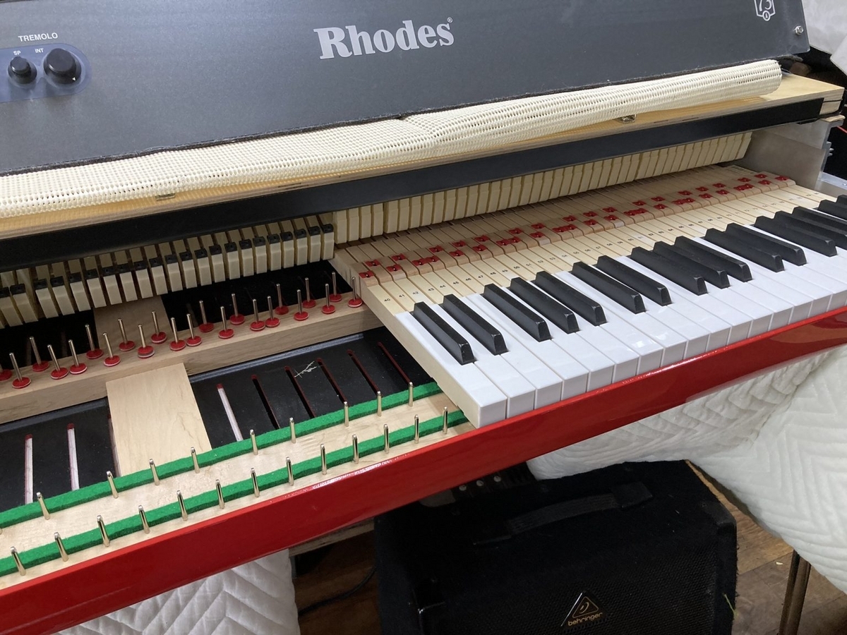 Rhodes Mark 7 メンテナンス! - キーボー道
