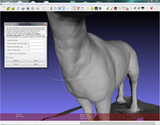 MeshLab（Smoothing） - PointCloud