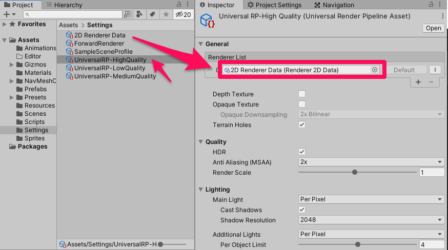 Unity で Lights 2D を使う - しっぽを追いかけて