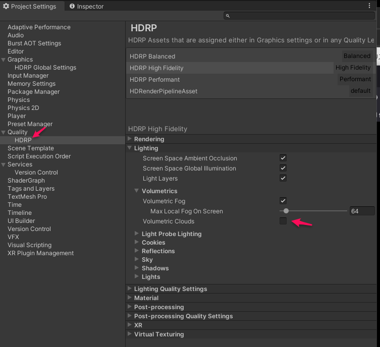 Unity 2022.2 HDRP で雲をつくる - しっぽを追いかけて