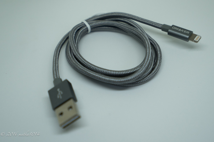 iPhoneに最適なOmakerのLightningケーブルをレビュー！リバーシブルなUSB端子が快適！ - いつも向かい風