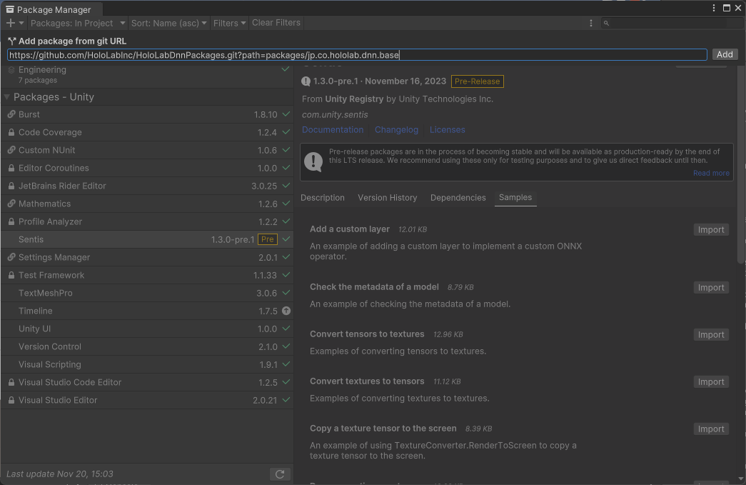 Unityで手軽に使える画像認識パッケージのHoloLab DNN Packagesを公開しました。 - ブログ@HoloLabInc