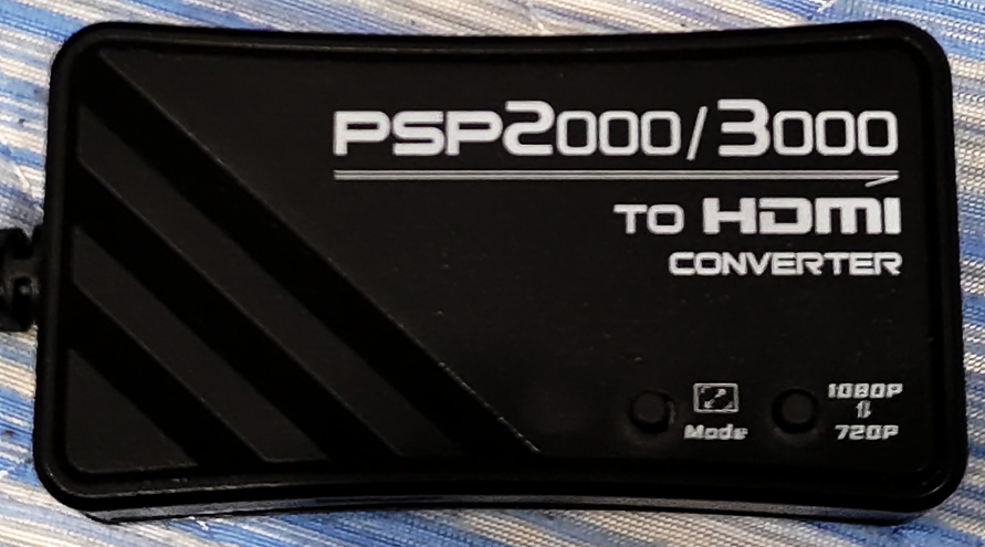 PSPをHDMIでTV出力 - たなかさん家でレトロゲ