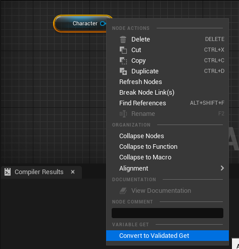 【UE4・UE5】GetとIs Validが一緒になったValidated Getを使う方法 - Meiryo’s blog