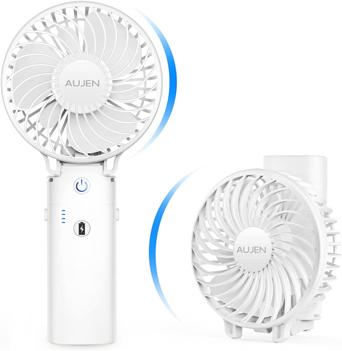 セールで2108円で激安 即買い Aujen 充電式 携帯扇風機 モバイルバッテリー内蔵 汗かきに必須アイテム - よろづやアンテナ