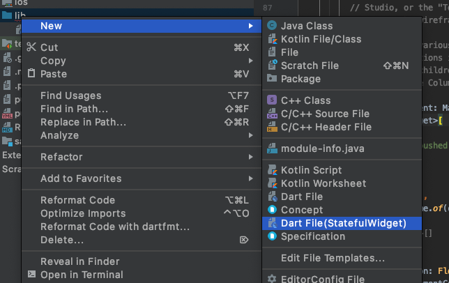 【Flutter開発】StatefulWidgetのテンプレートを作成する方法 - blitz-time アプリ開発ブログ