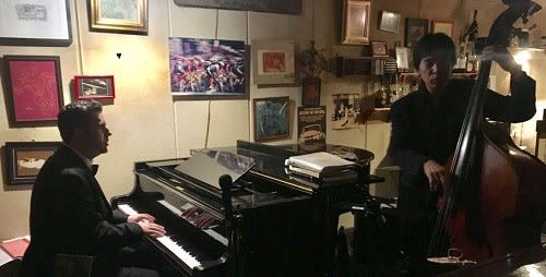 Matthew McCarrin ＆ 皆木秀樹 ＠岡山ピアノ・バー - ある音楽人的日乗